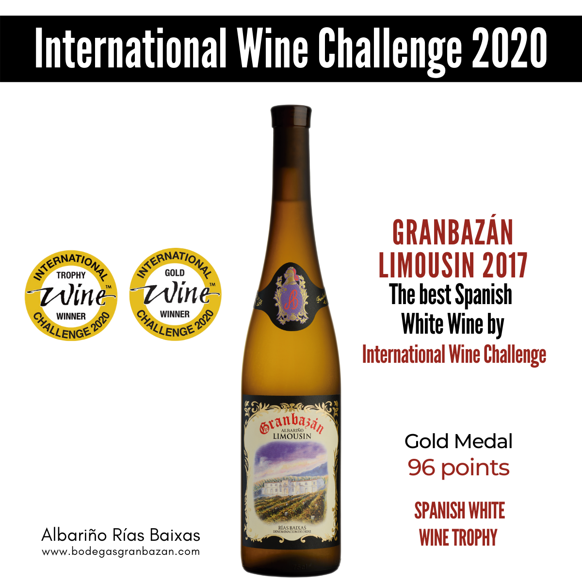 International Wine Challenge awards Granbazán Winery